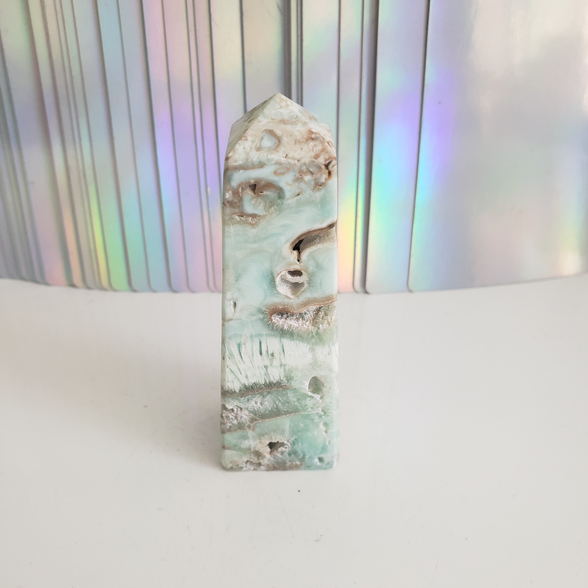 Energy Crystals - Caribbean Calcite Tower (L)