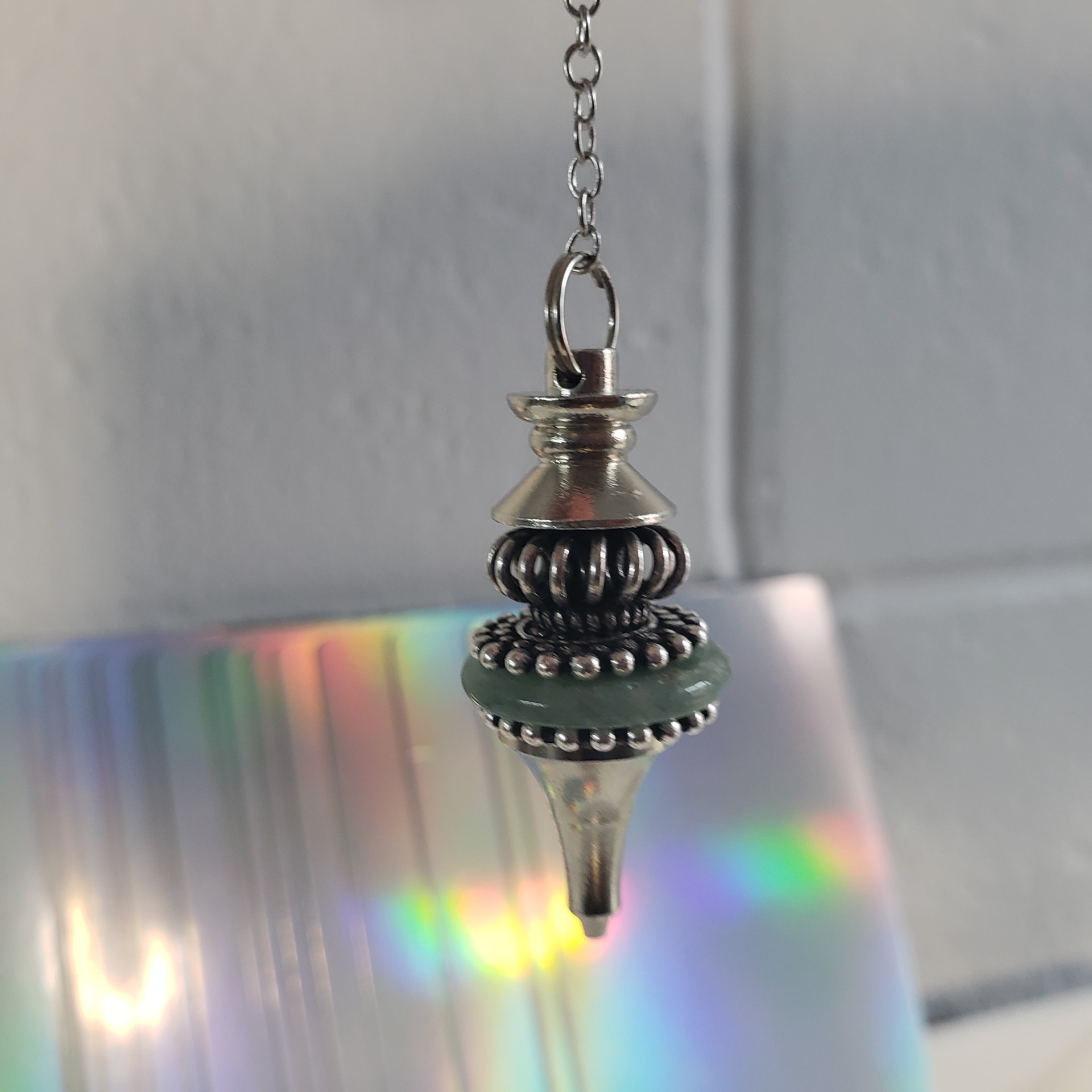 Energy Crystals - Green Aventurine Pendulum 1