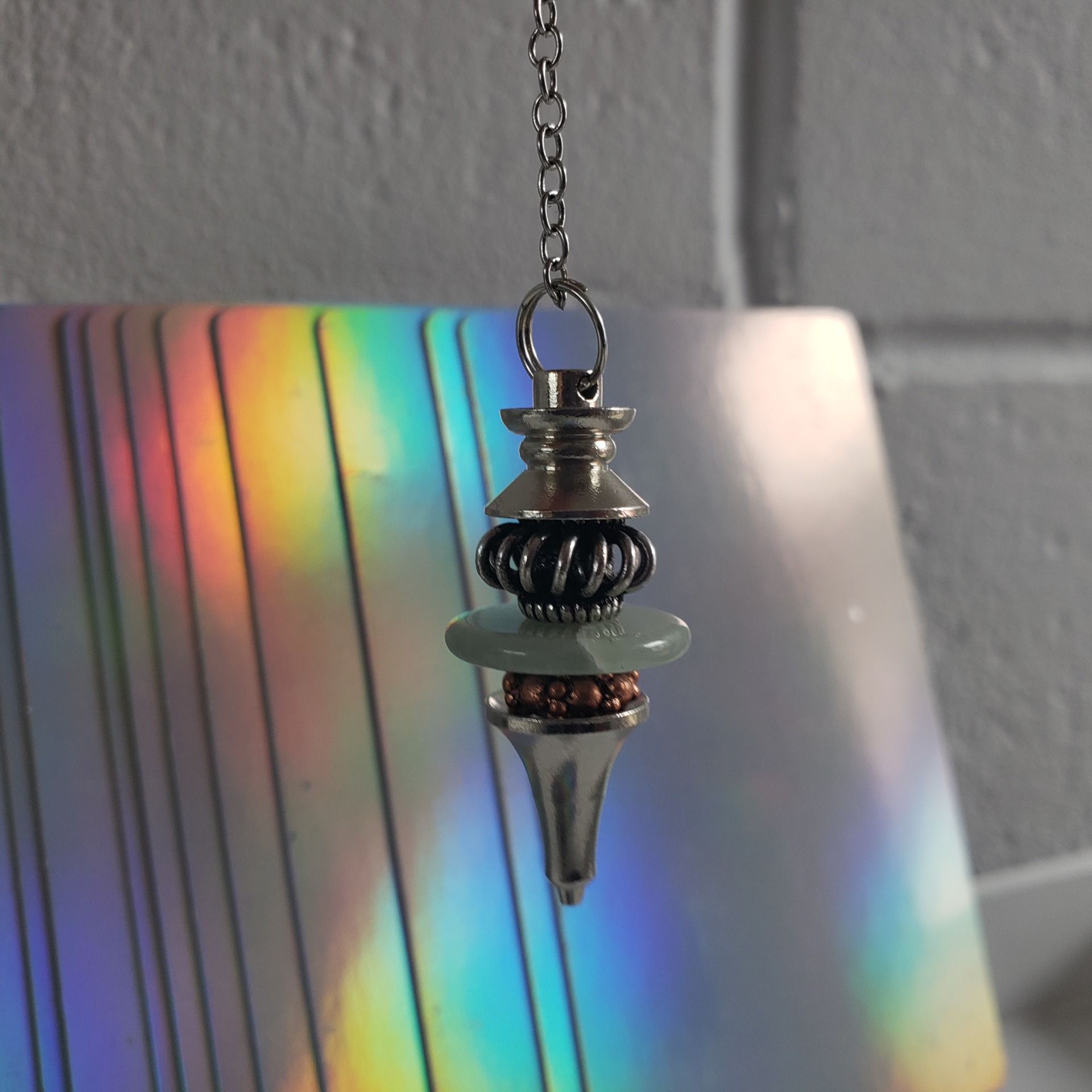 Energy Crystals - Green Aventurine Pendulum 1