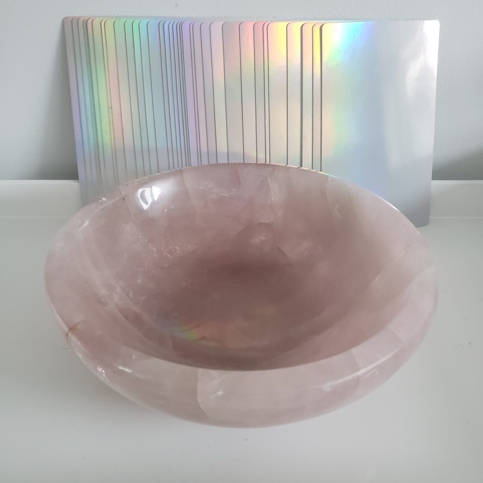 Energy Crystals - Rose Quartz Bowl