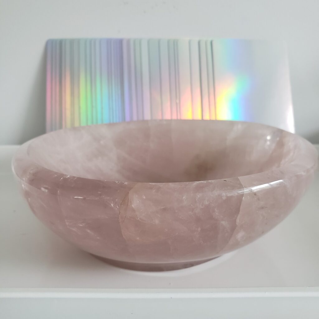 Energy Crystals - Rose Quartz Bowl
