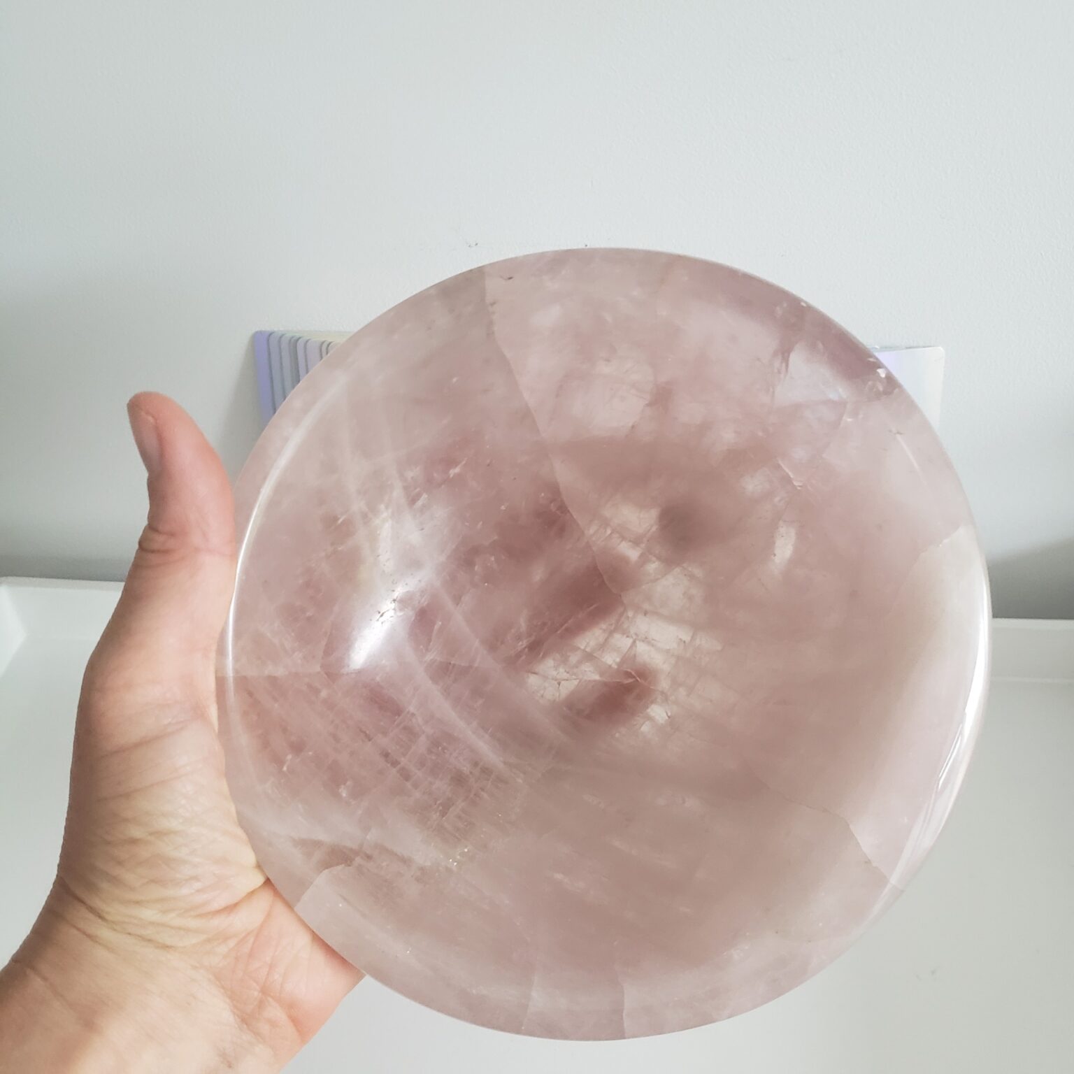Energy Crystals - Rose Quartz Bowl