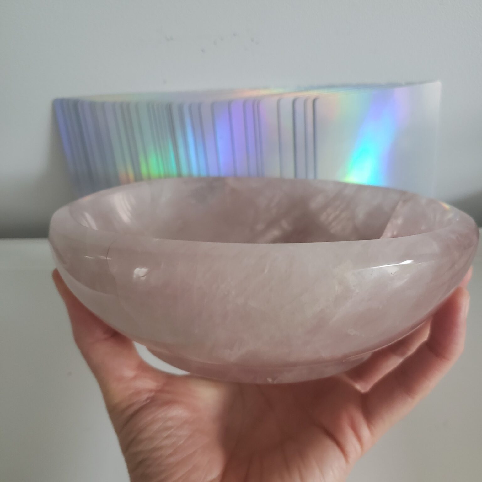 Energy Crystals - Rose Quartz Bowl