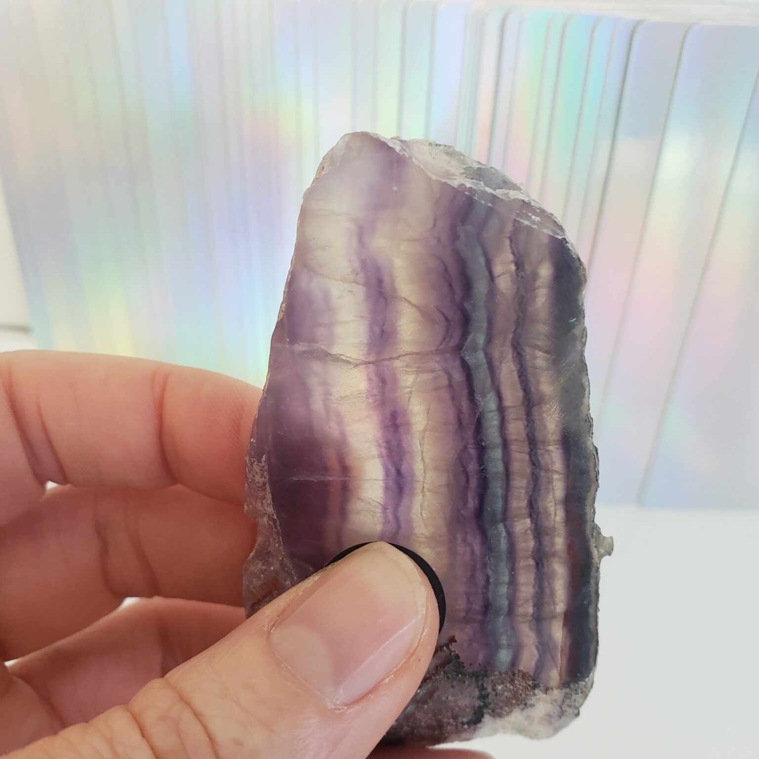 Energy Crystals - Fluorite Slice 2